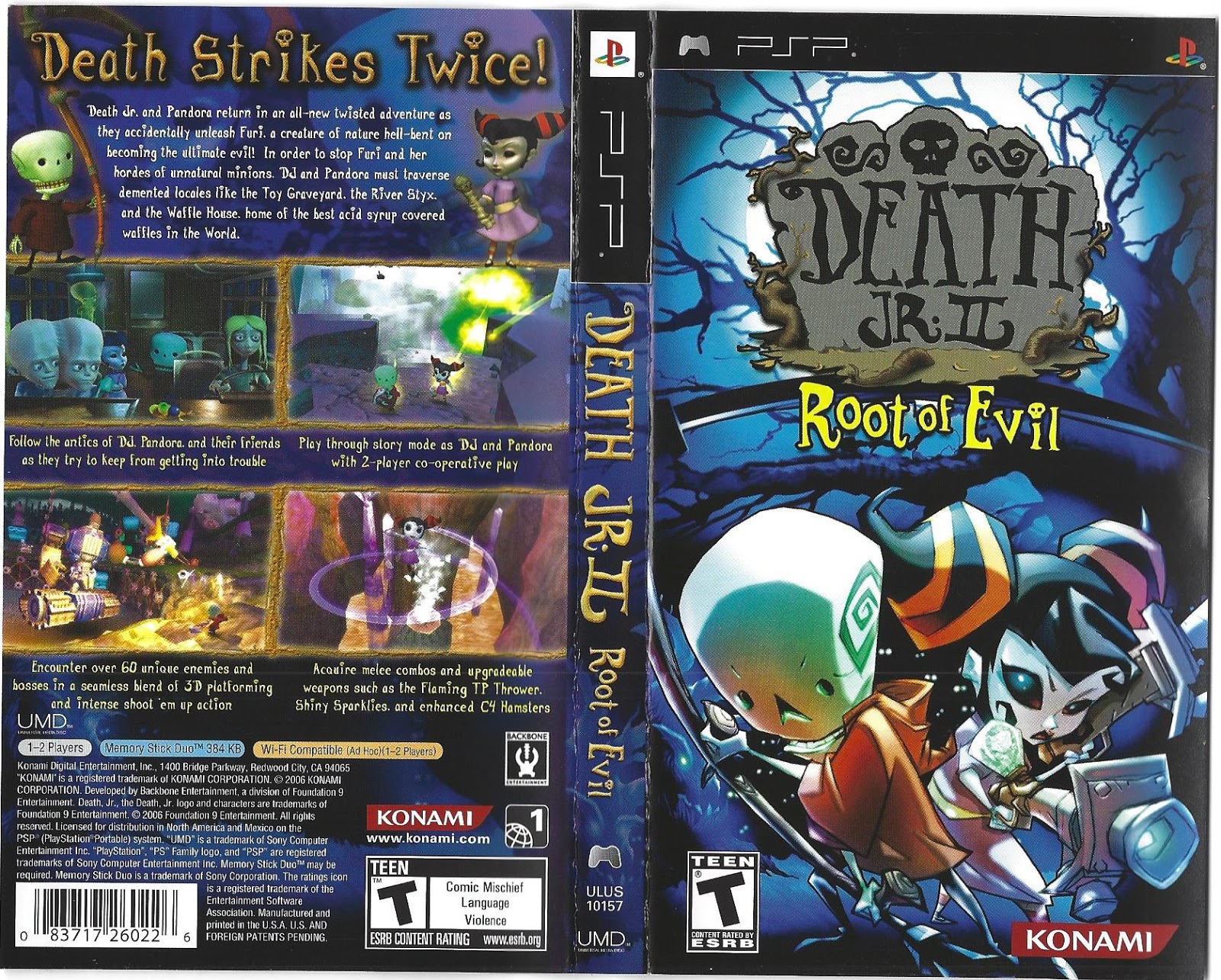 PSP Hardcore No Nonsense Review Death Jr 2 Root Of Evil PSP psp-hardcore-no-nonsense-review-death-jr-2-root-of-evil-psp