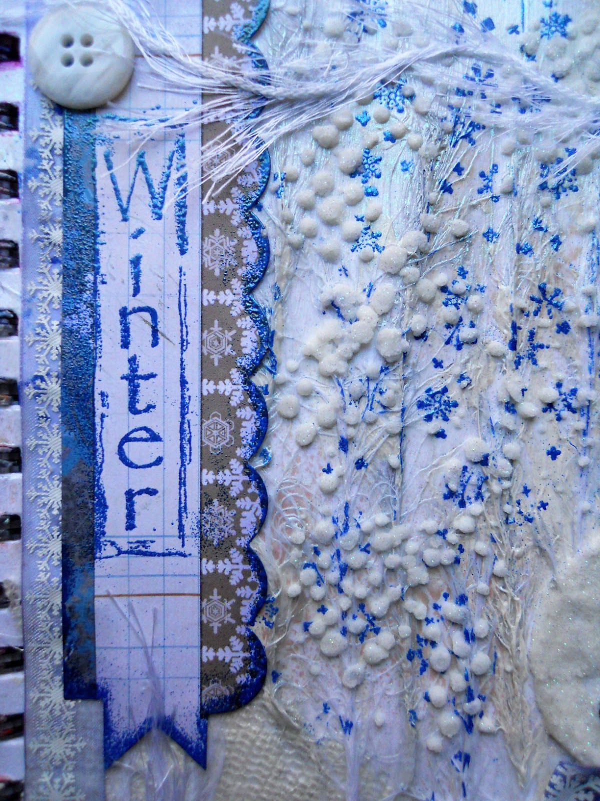 FotoBella: Winter Art Journal Page