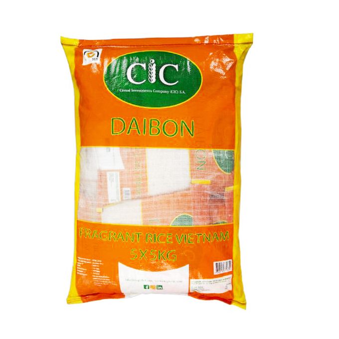 Daibon Viet Long Grain Fragrant Rice - 5kg x 5 by Cic - Grocery ...