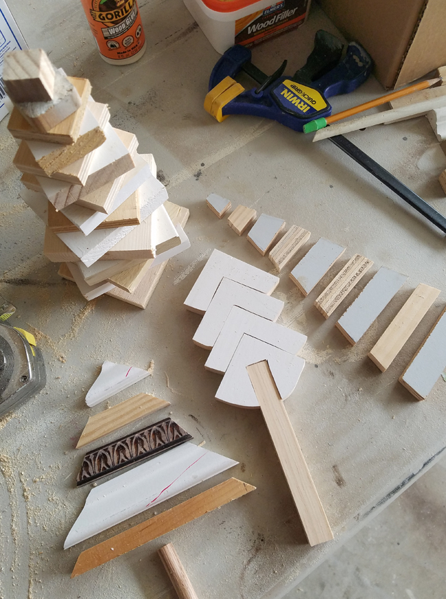 Rustic Christmas Trees - Remodelando la Casa