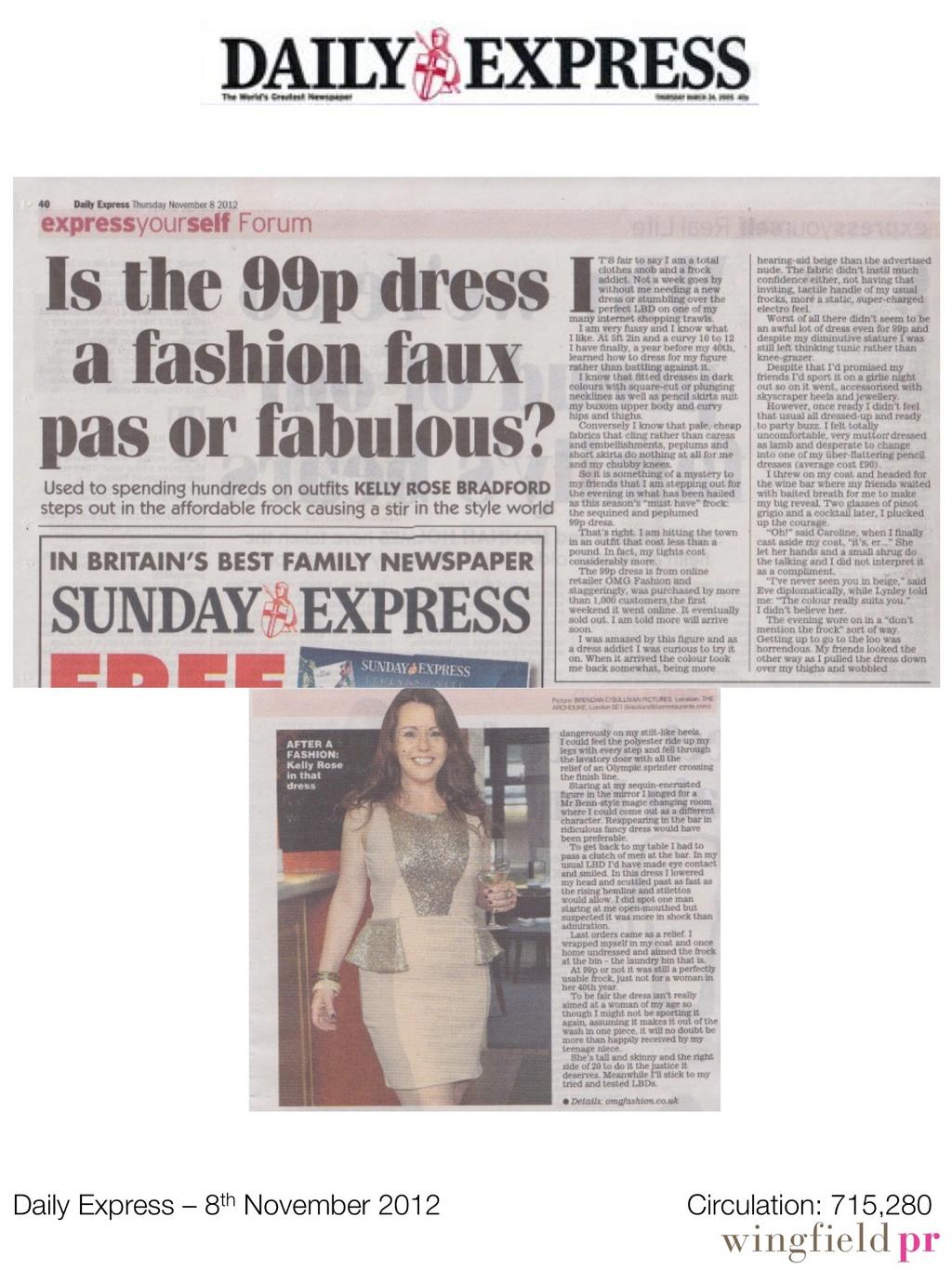 Aimie Victoria's Secrets: The 99p Dress.