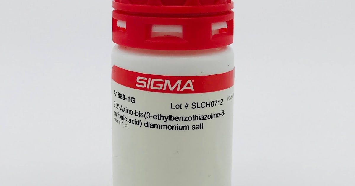 ABTS (2,2′-Azino-bis(3-ethylbenzothiazoline-6-sulfonic acid) diammonium ...