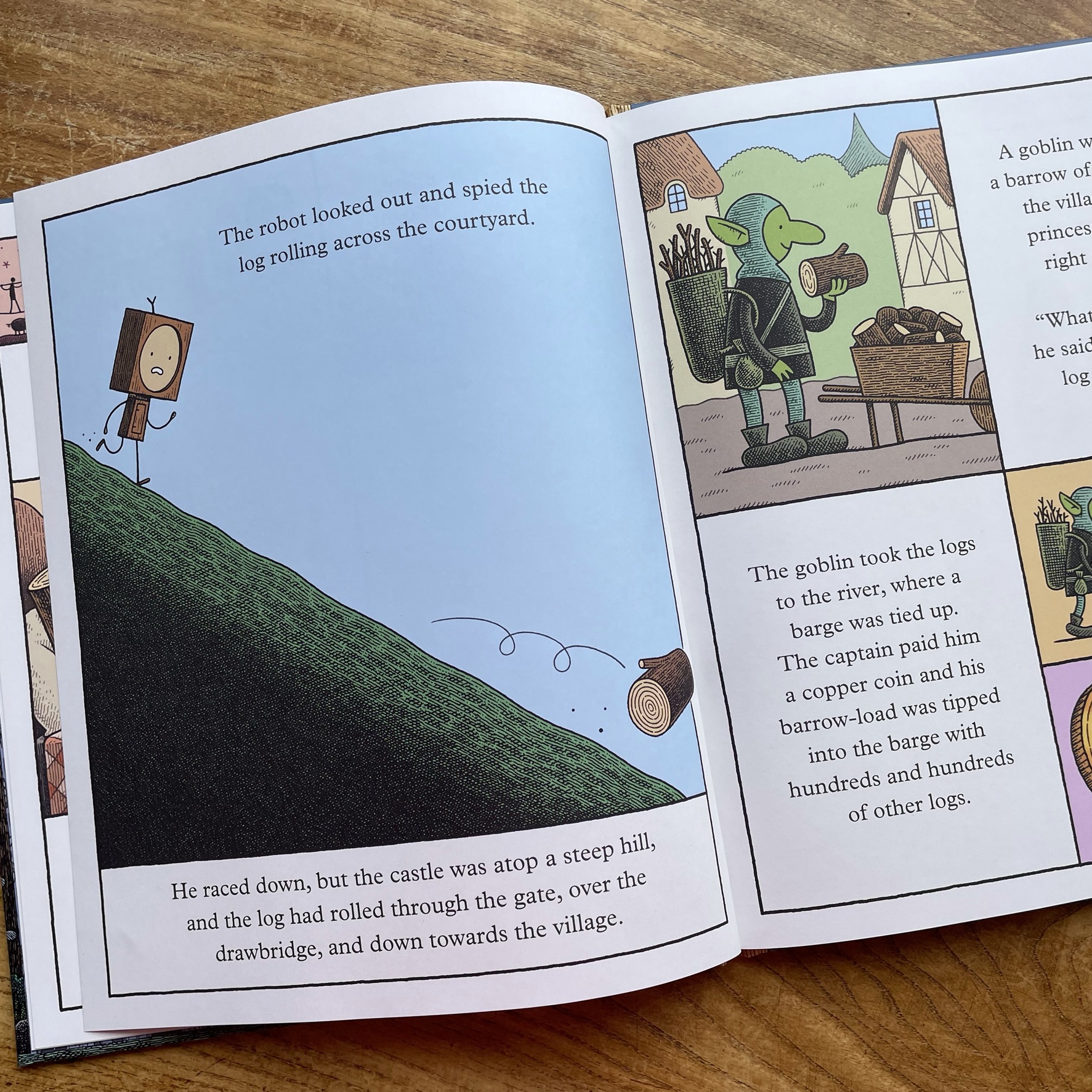 The Little Wooden Robot and the Log Princess - BookBairn