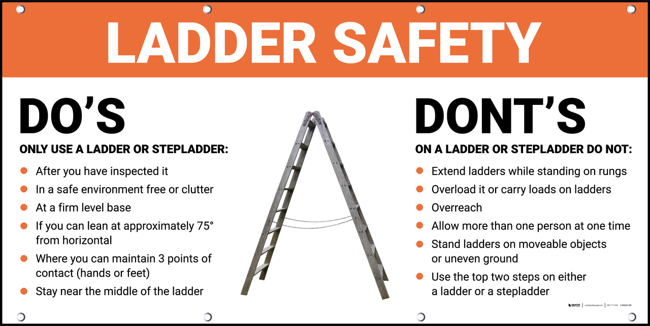 Ladder safety precautions | सीढ़ी का सुरक्षित इस्तेमाल