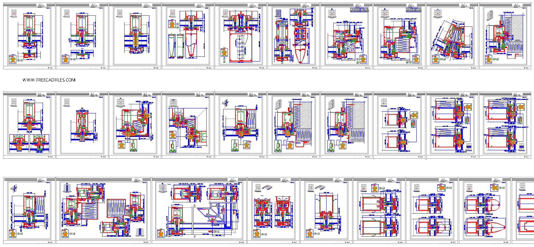 Curtain Wall System | DWG | PDF | BIM files