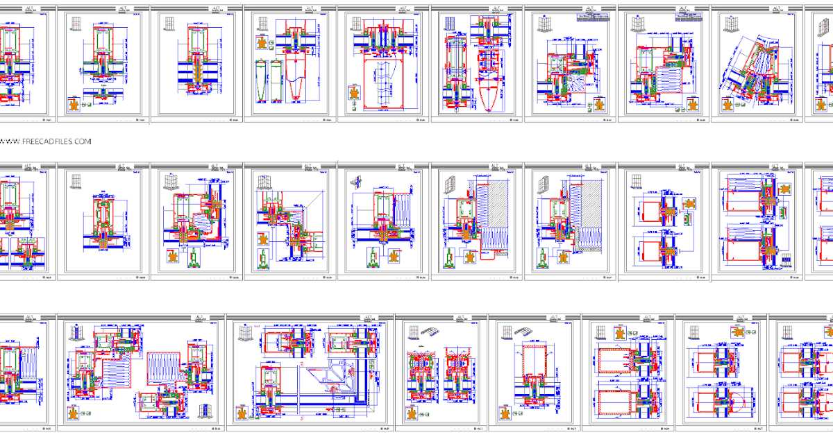 Curtain Wall System | DWG | PDF | BIM files