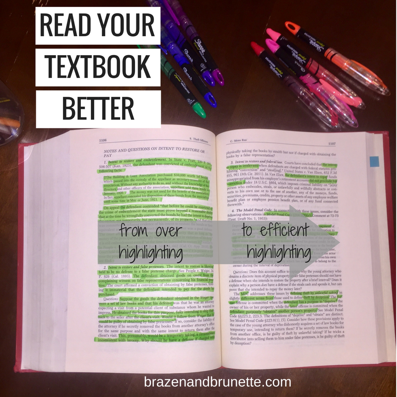 How To Highlight Efficiently Brazen And Brunette Law School Lifestyle Blog how-to-highlight-efficiently-brazen-and-brunette-law-school-lifestyle-blog