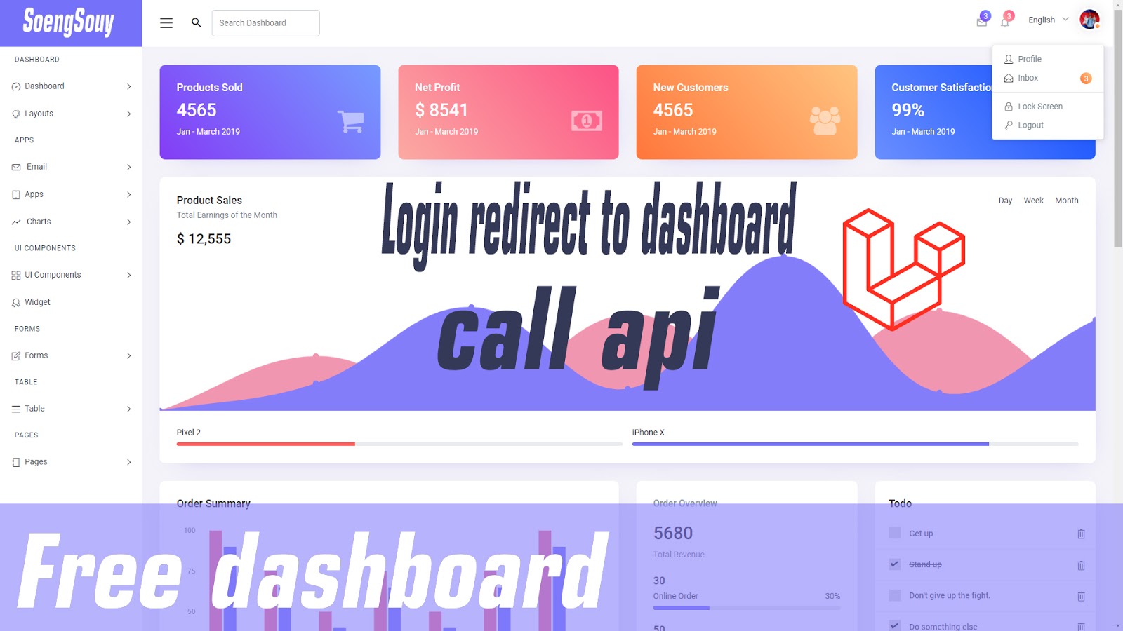 Show | Free Bootstrap 4 HTML5 Admin Dashboard V12