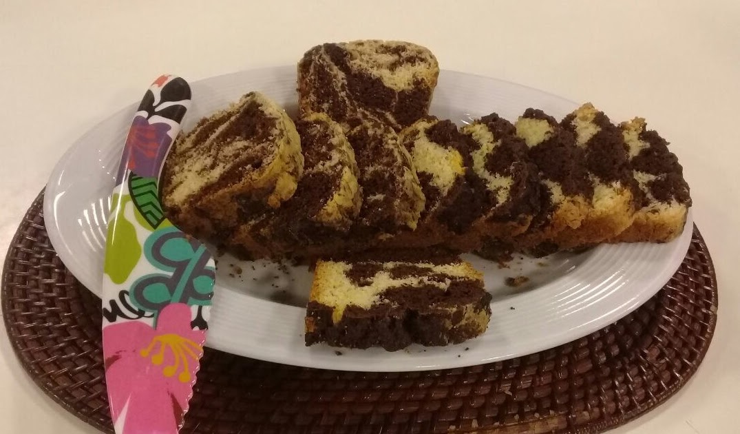 Tortas faciles y caseras | Torta marmolada con aceite fácil y económica