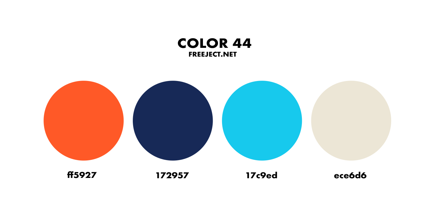 Color Palette PNG - 4 Color Combinations