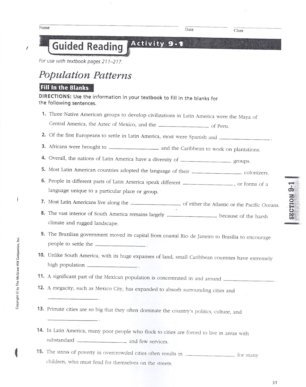 Mr. E's World Geography Page: World Geography 2017 - Chapter 10 - A ...