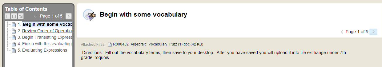 Learning with Experience: Math Stations