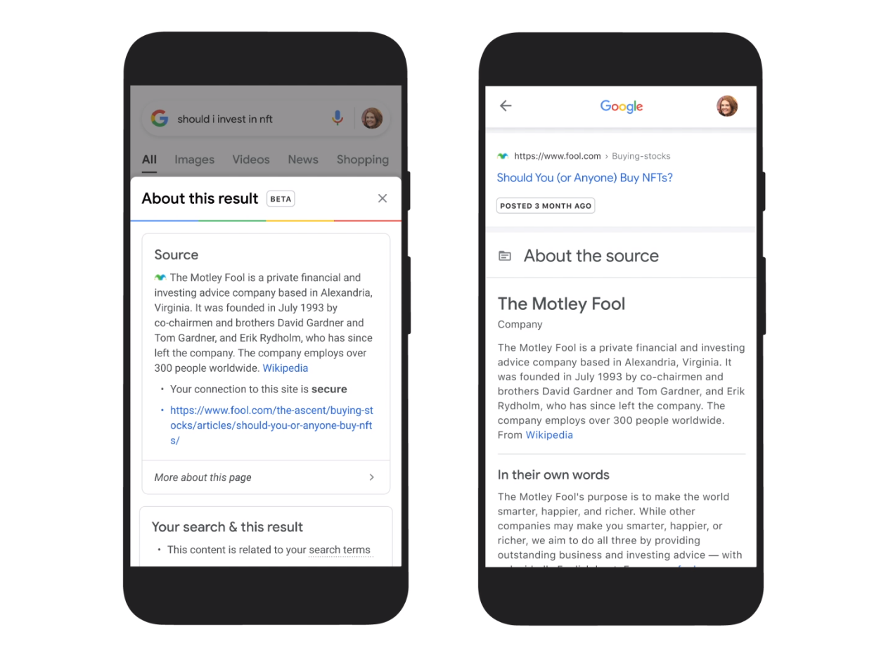 Google search introduces the new design with more pictures ...