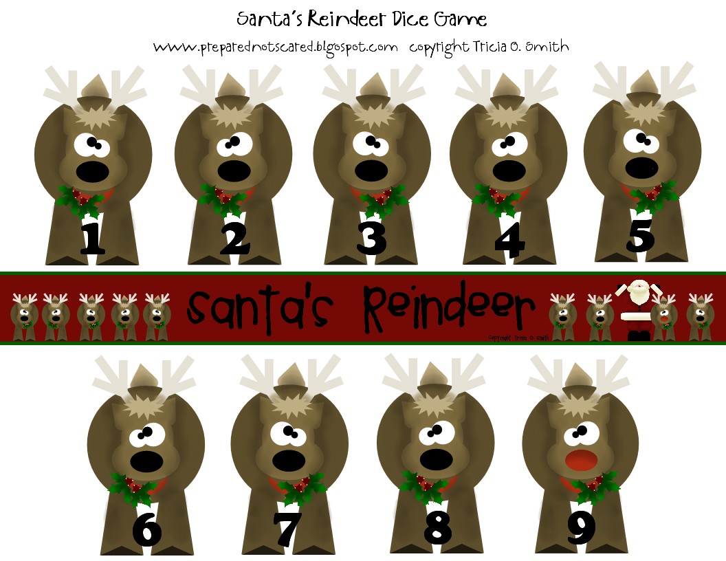 Prepared NOT Scared!: Santa's Reindeer!