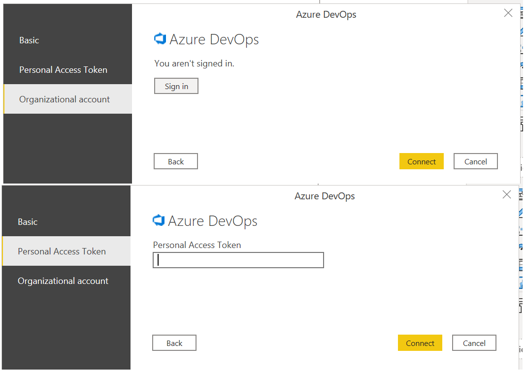 Power BI report from Azure DevOps Board