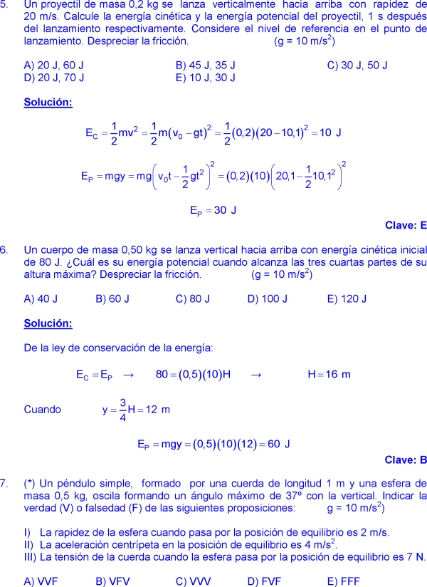 ENERGÍA MECÁNICA EJERCICIOS RESUELTOS DE SECUNDARIA FÍSICA PDF