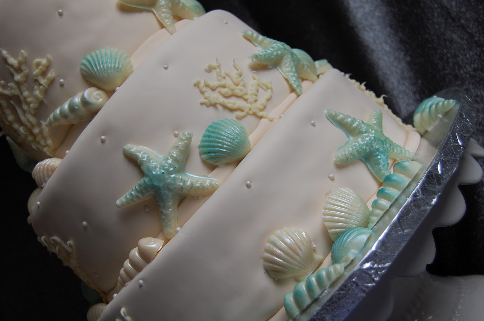 CUSTOMISED CAKES BY JEN: Sweet 16 Seashell Cake