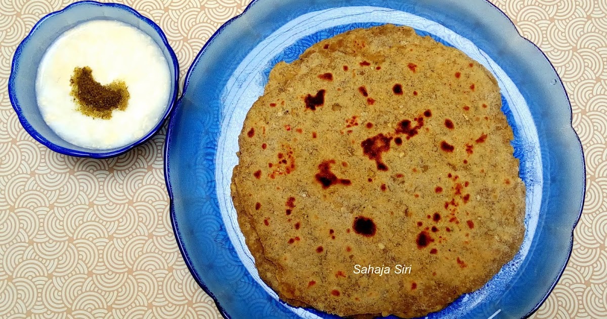 Moong Dal Roti/ Dhal paratha