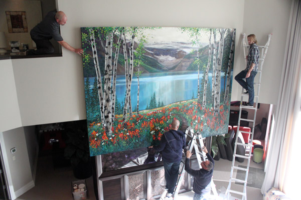 Aspen Paintings by Contemporary Aspen Artist Jennifer Vranes, Birch ...