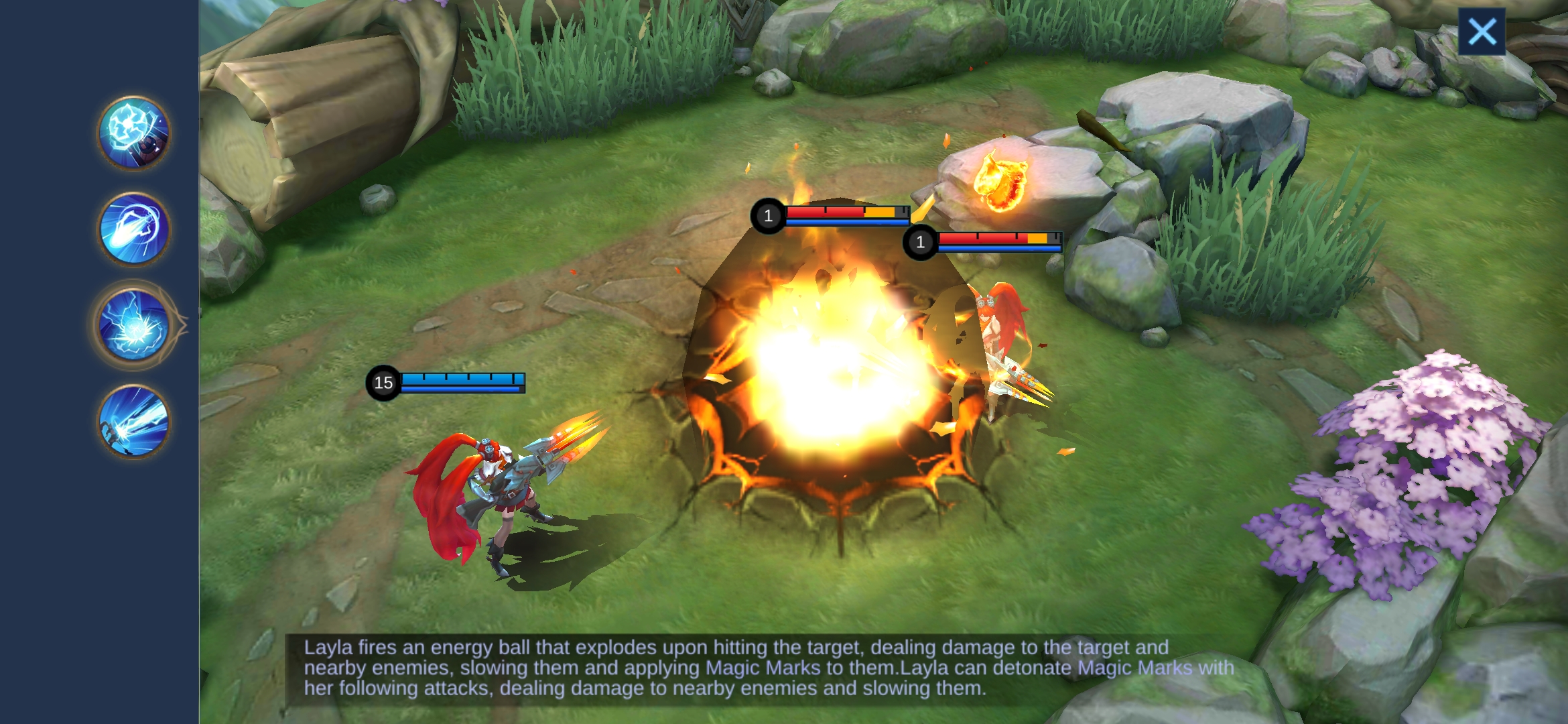 Script Skin Layla Blazing Guns Full Effect Mobile Legends - Nolife Legends