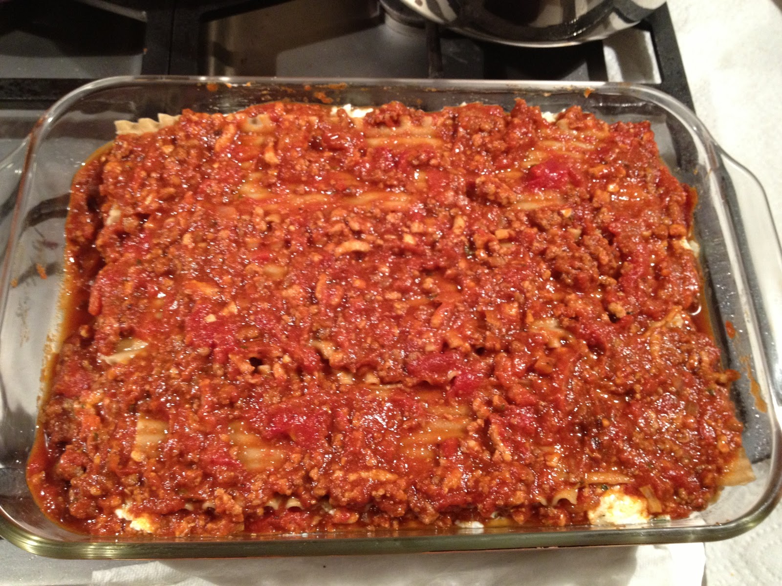 A Drinkable Feast: Mouthwatering Lasagna with Savory Homemade Meat Sauce