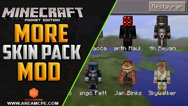 More Skin Pack Mod | AREA MCPE