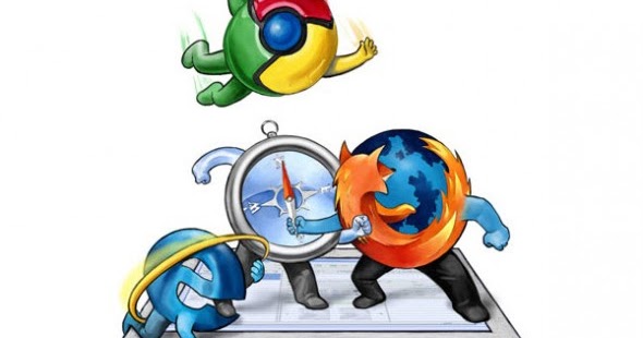 20 Awesome Battle Of The Browsers Artworks Browser Engine