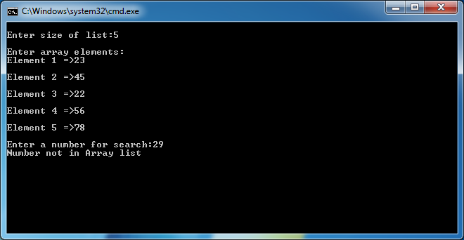 Code Box C++: Program to find position of number in a array