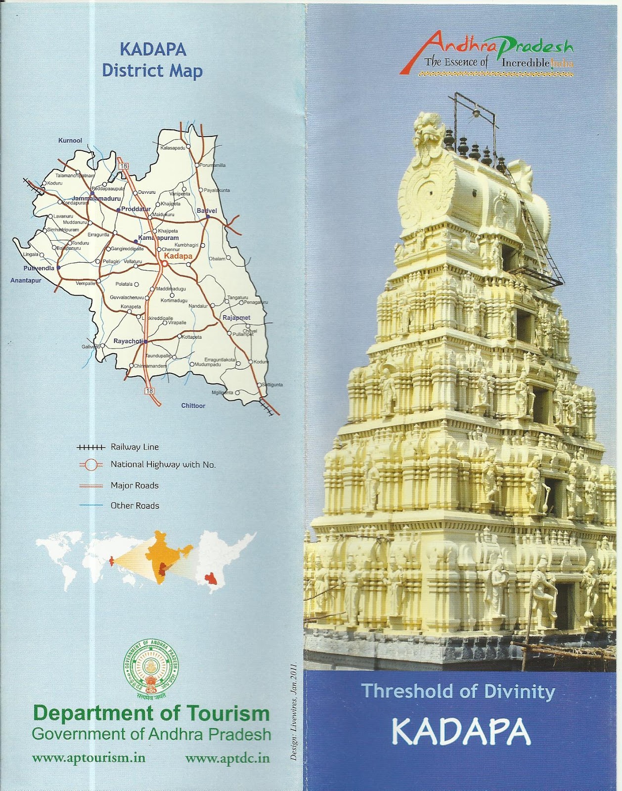 Heritage of India: Tourism Brochure of Kadapa District