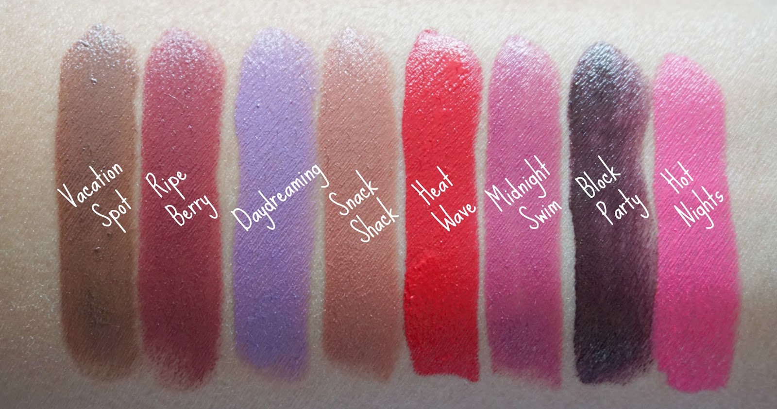 Makeup, Fashion & Royalty: Swatches: NYX Cosmetics Butter Lipsticks ...