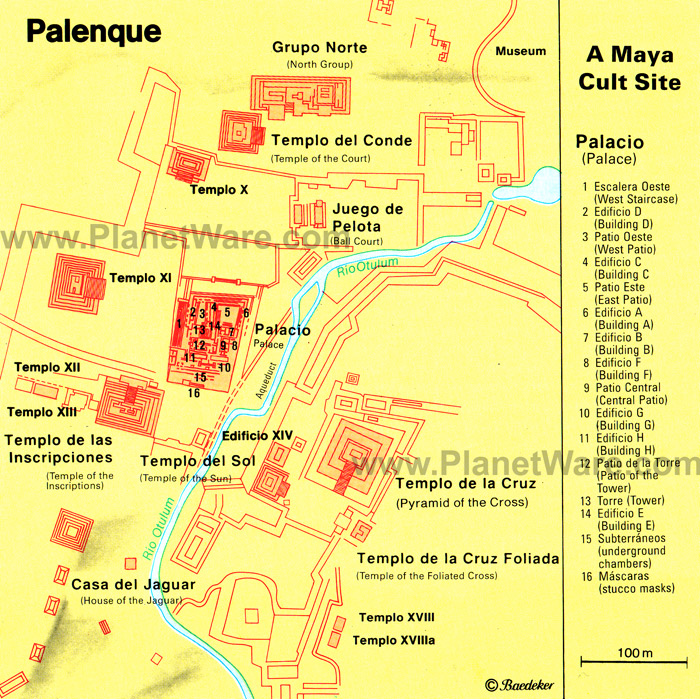 Beauty And Tourism: Palenque Ruins