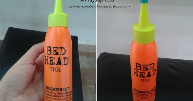 TIGI Bed Head Straighten Out - PRODUTINHOS NO CABELO