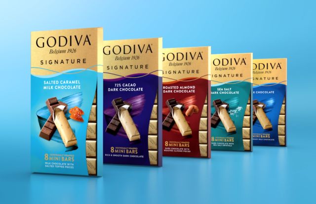 Godiva Introduces New Signature Mini Chocolate Bars