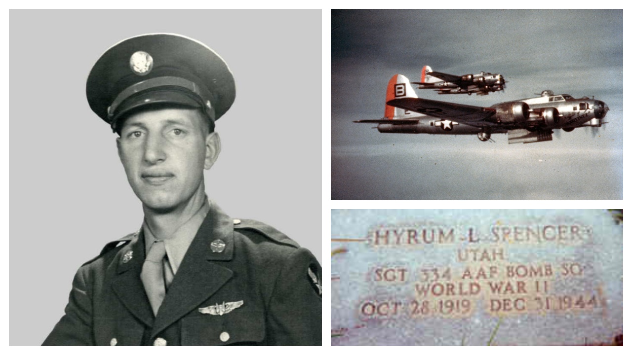 WW2 Fallen 100: WW2 Fallen - B-17 tail gunner Hyrum Spencer