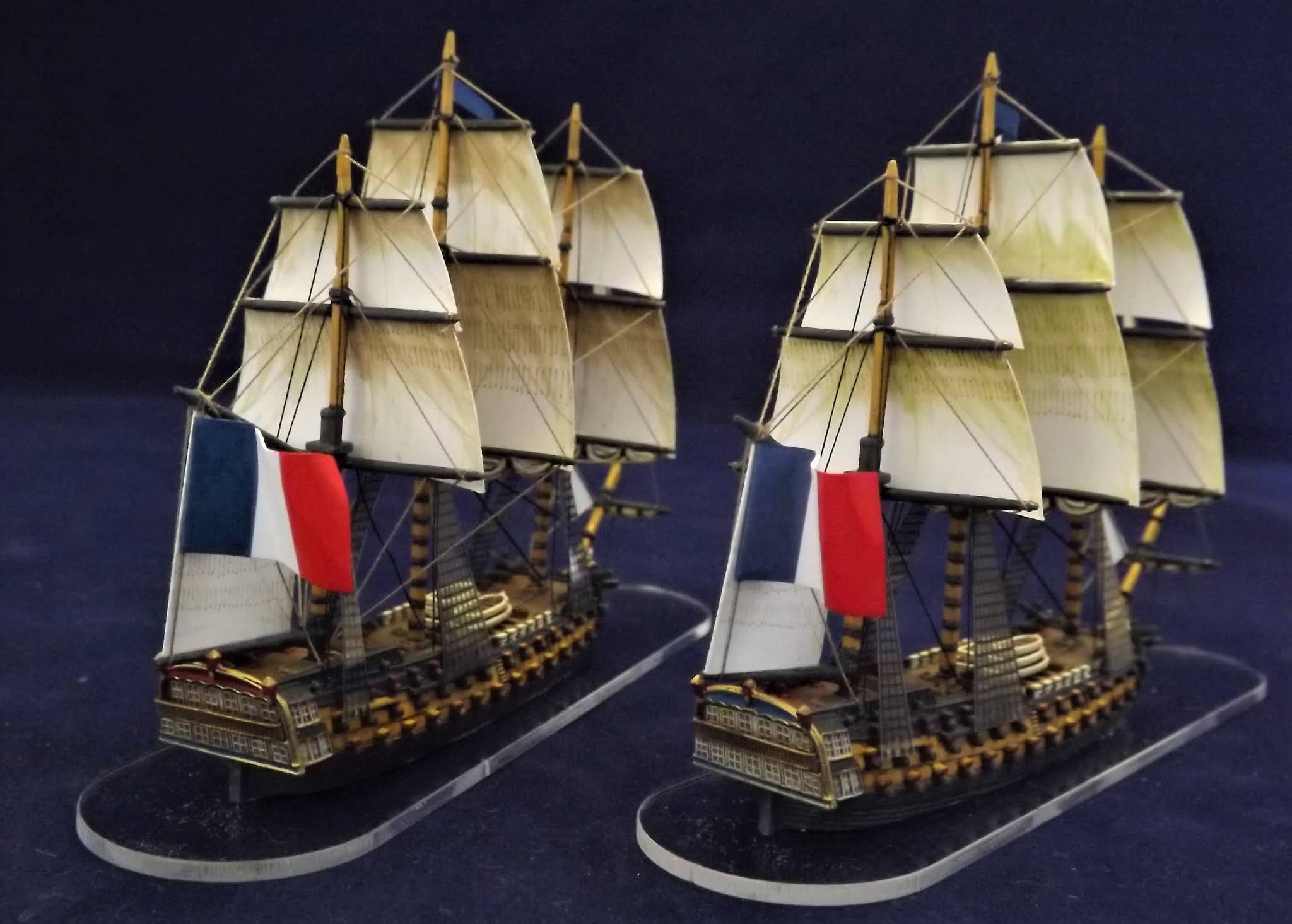 All at Sea - New French Third Rates in Revolutionary War Trim