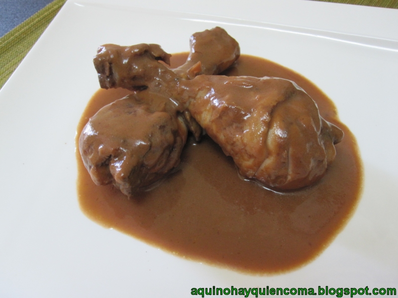 Aquí no hay quien coma: Pollo con salsa de chocolate