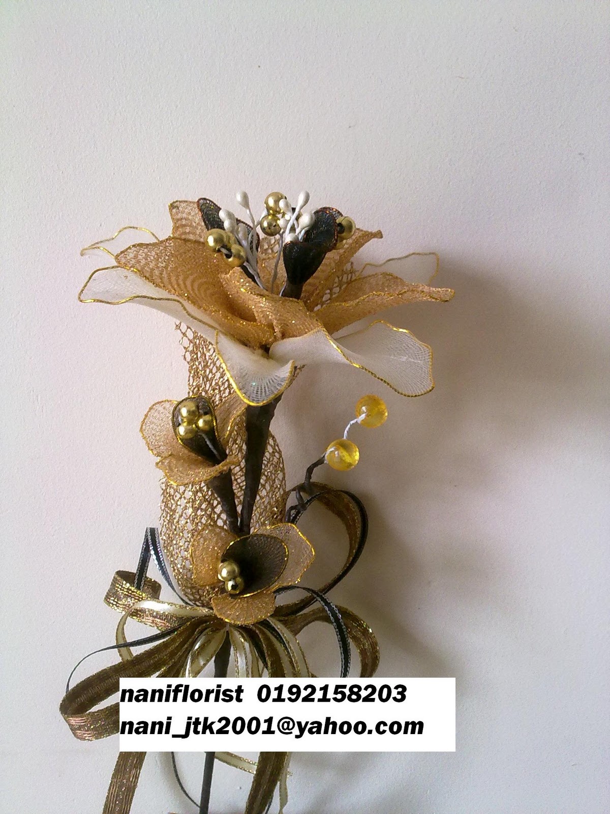 Nani Florist: Bunga Pahar Stokin Pelbagai warna pilihan