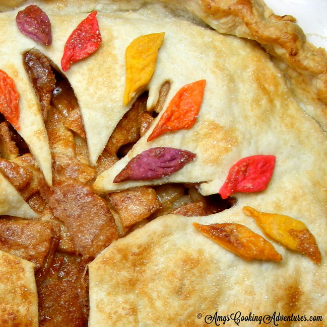 Fall Leaf Apple Pie
