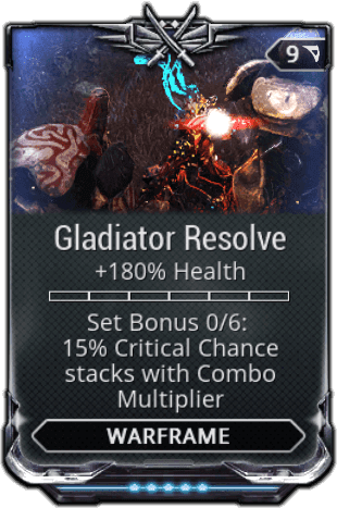 Gladiator Resolve (ウォーフレーム) | WARFRAME（PS4）備忘録