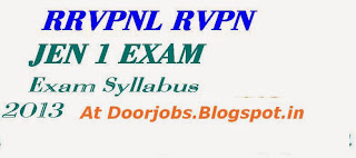RRVPNL RVPN JEN-I Exam Syllabus, Paper Pattern, Examination Scheme and ...