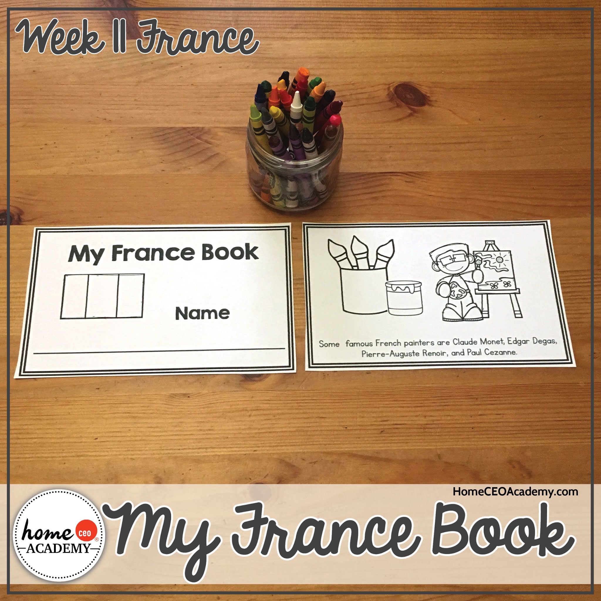 Preschool Countries: France Theme by Home CEO Academy