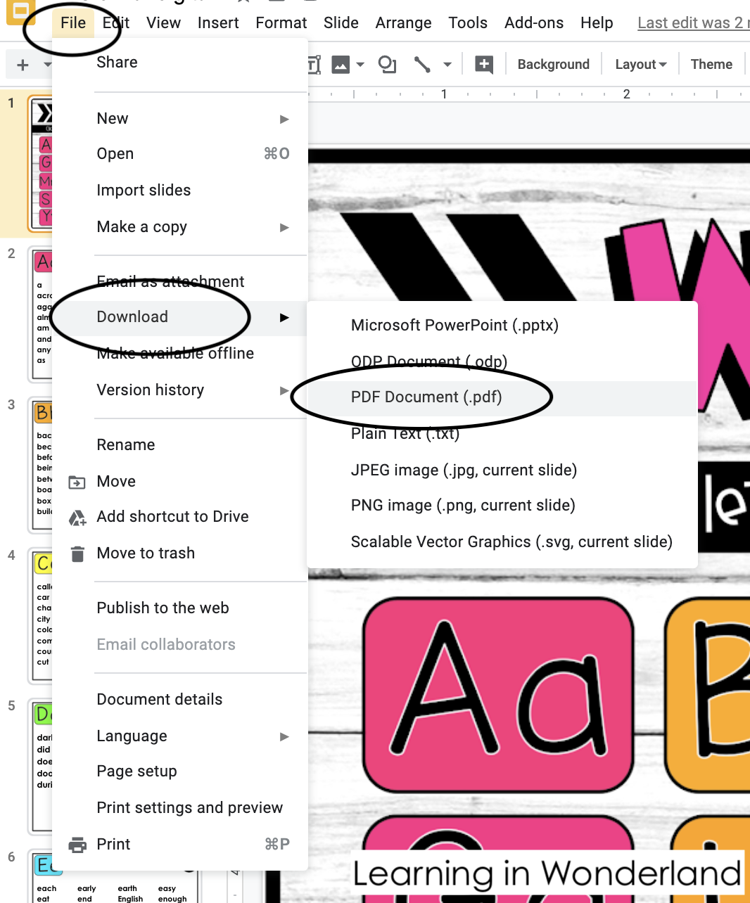 Digital Word Wall | Learning In Wonderland