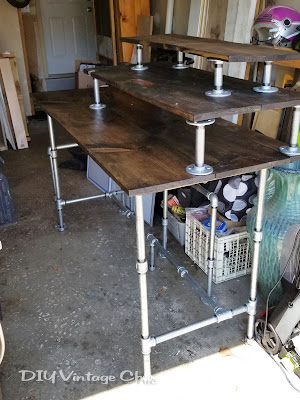 DIY Industrial Standing Desk
