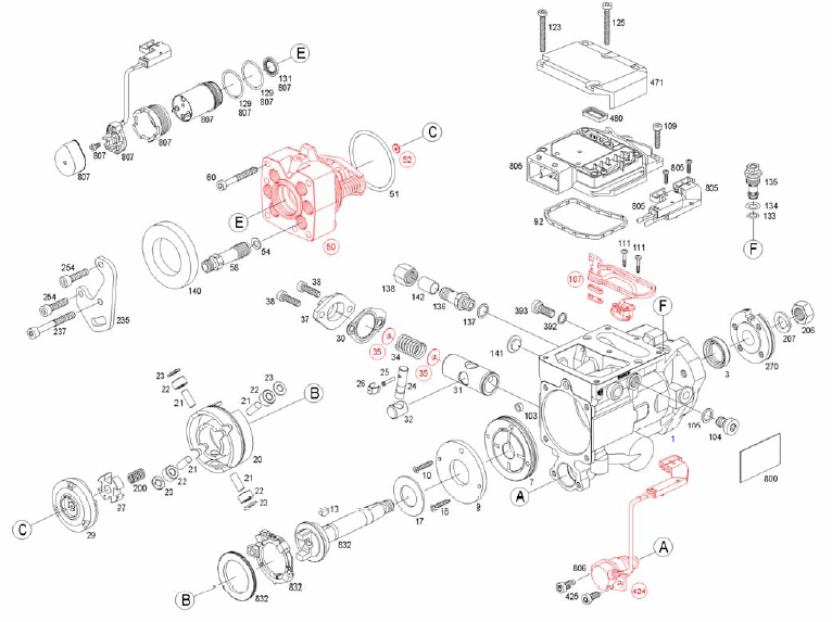 INJECTION-AUTOMOTIVE: 0470006002 BOSCH-ROTARY INJECTION PUMP