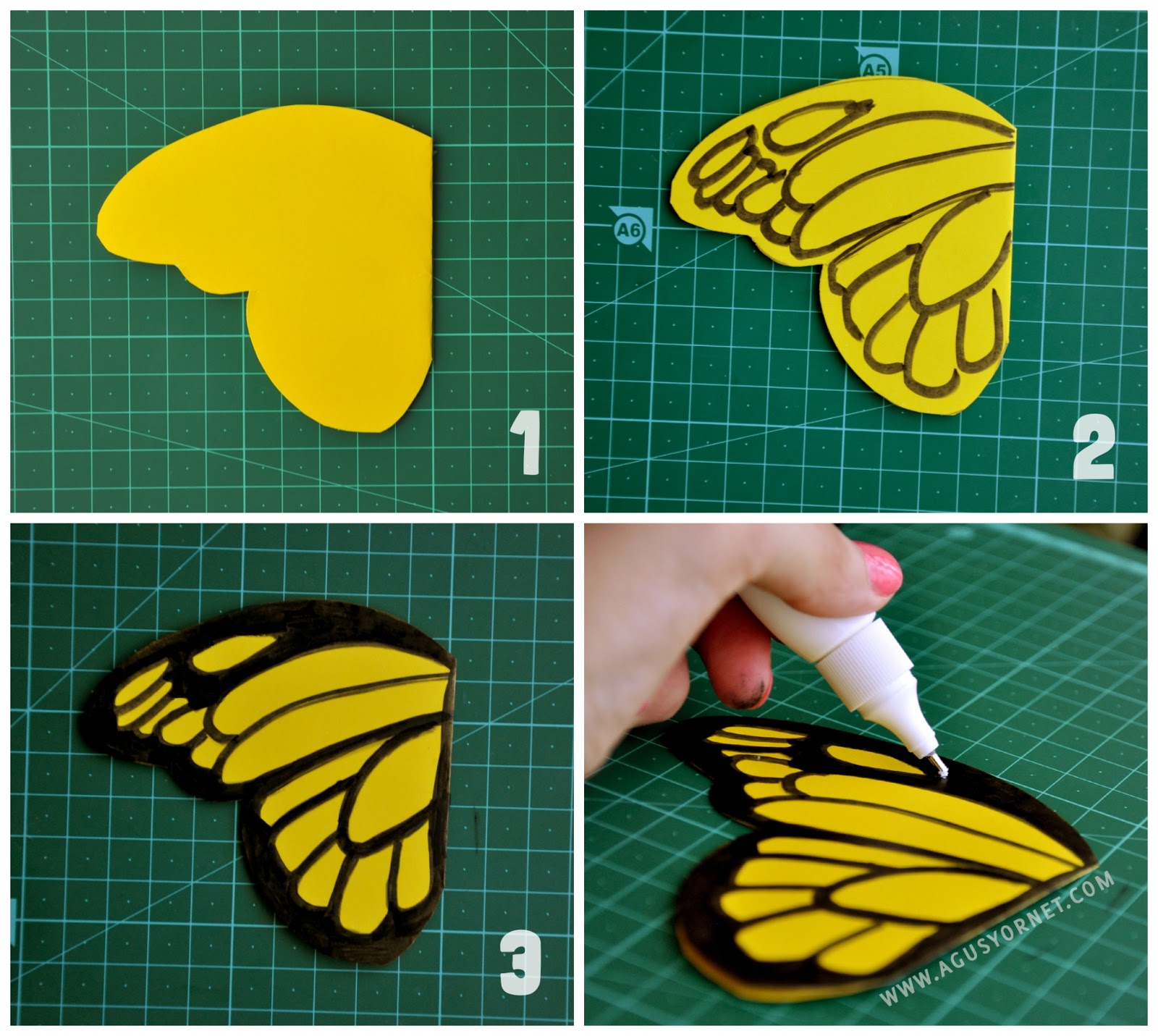 DIY : Paper Butterflies | Agus Yornet Blog