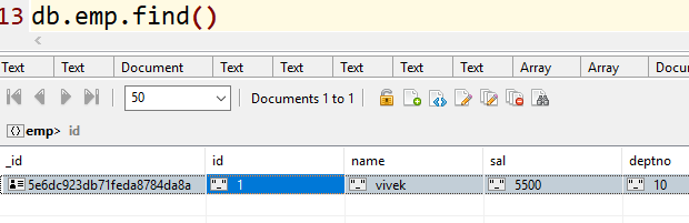 MongoDB | CRUD Operations MongoDB | CRUD Operations