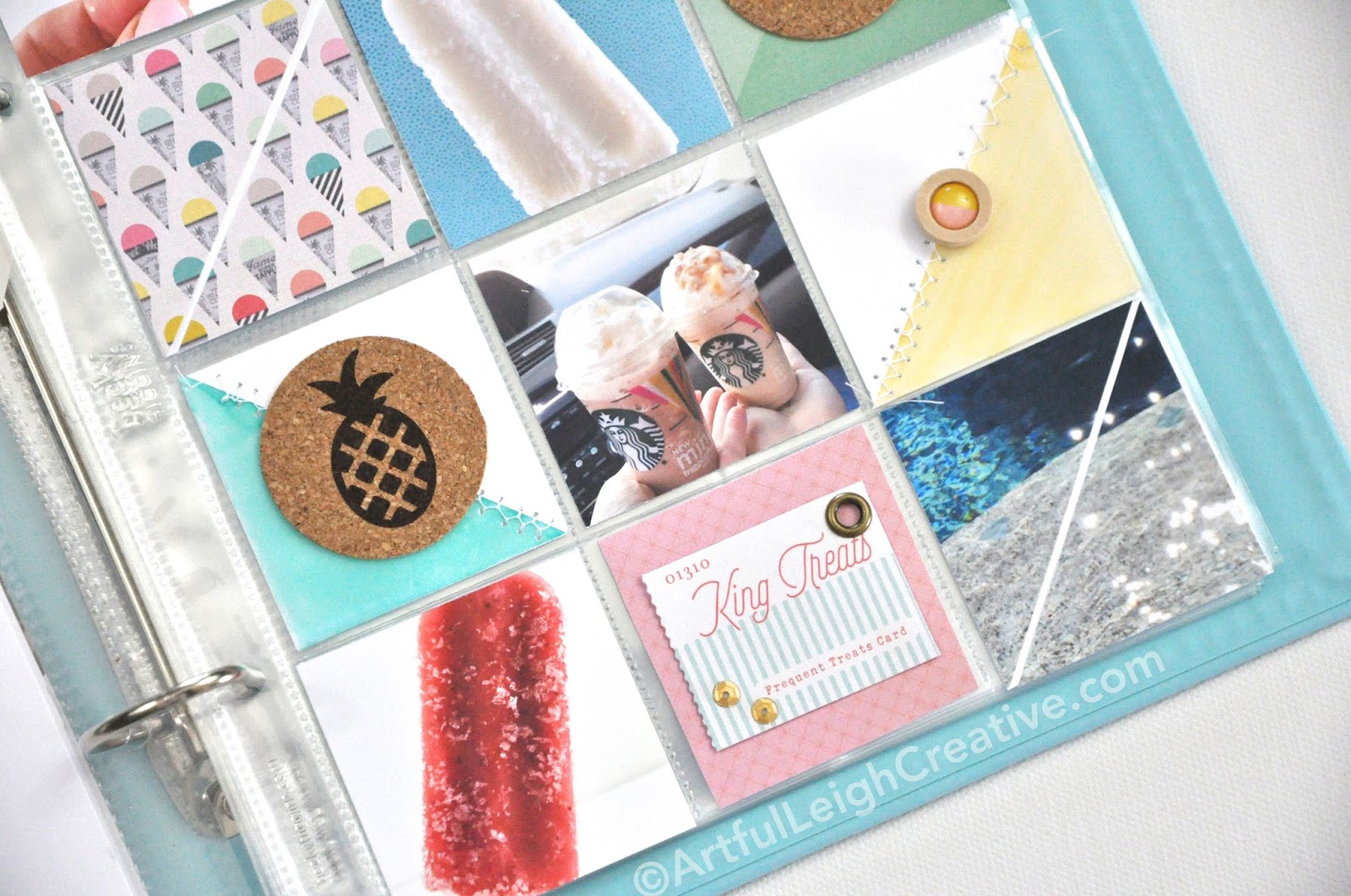 ARTFUL LEIGH: #LittleSummerJoy 6x8 Project Life Album Pages for Prompt 2