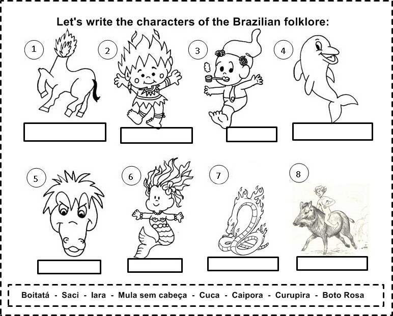 Inglês no dia a dia: Folclore Brasileiro - Brazilian Folklore ...