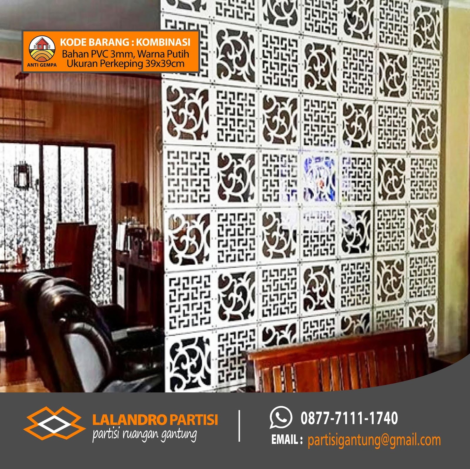 Partisi Ruangan Gantung PVC Murah Jakarta Hanging Partition Whatsapp ...
