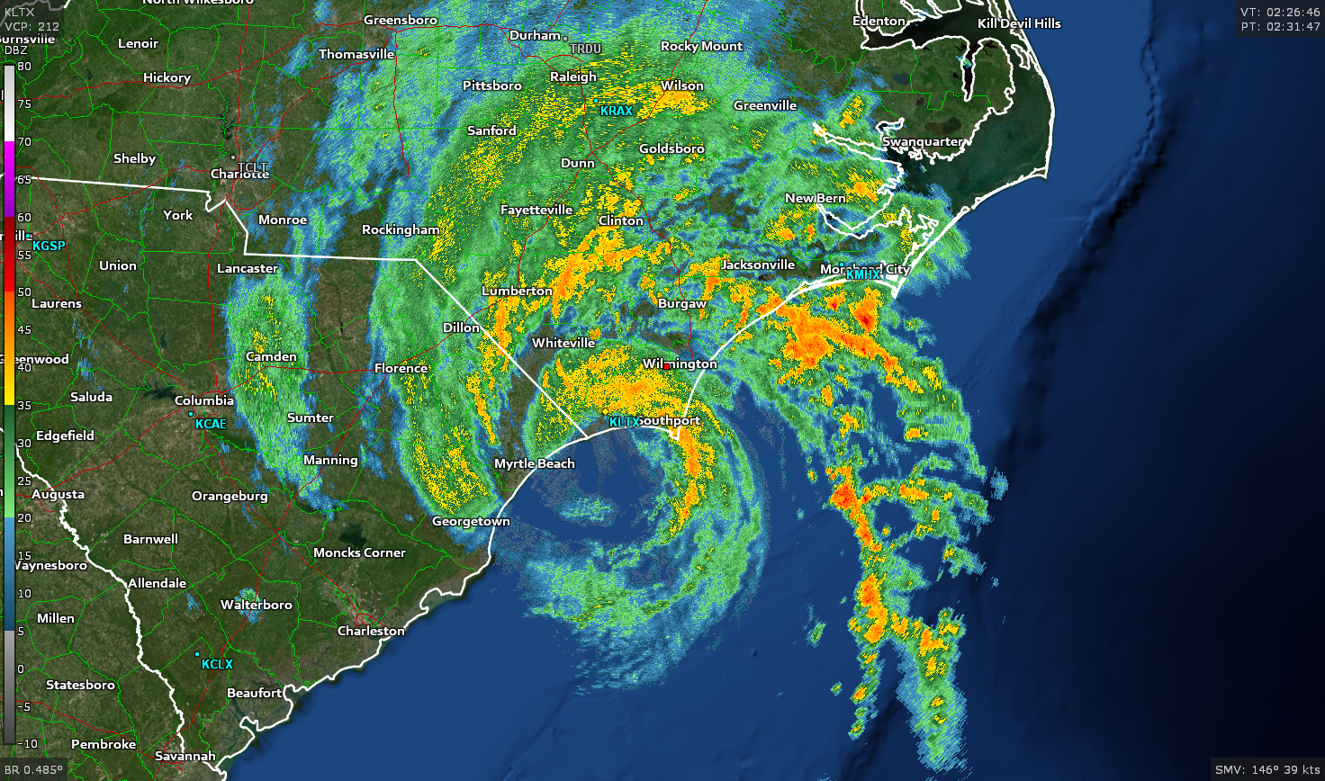 Hurricane Isaias Makes Landfall In N.C., Strong Winds Likely Up I-95 ...